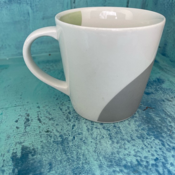 Starbucks | Dining | Starbucks 205 Silver Green Metallic Swirl Mug ...